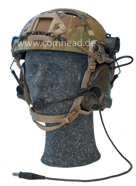 3M Peltor Comtac XP für Ops-Core Helm mit ARC Rail (MT17H682P3AD-D68PS)