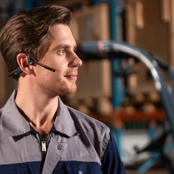 Shokz OpenComm 2 UC BT Bluetooth Knochenschall-Headset inkl. USB-C ...